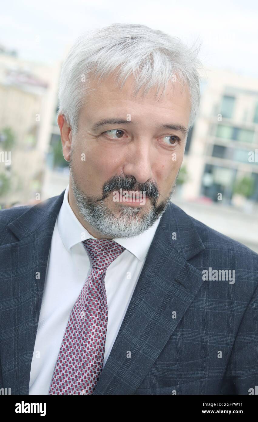 Russian journalist, TV host, politician and diplomat Evgeny Primakov ...