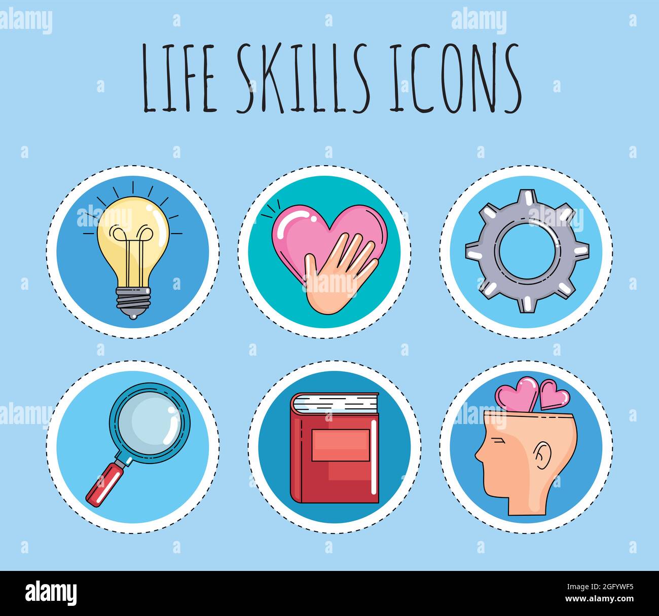 Life skills icons Stock Vector Image & Art - Alamy