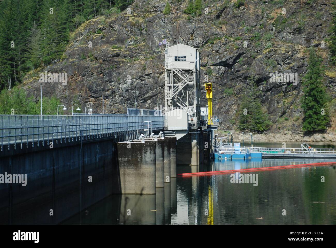 The old dam at Concrete, Washington Stock Photo - Alamy