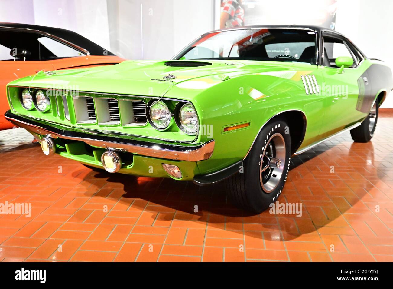 Classic American Dodge muscle car Stock Photo - Alamy