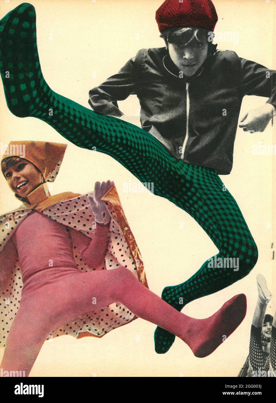 Vintage Fashion Photography Collage