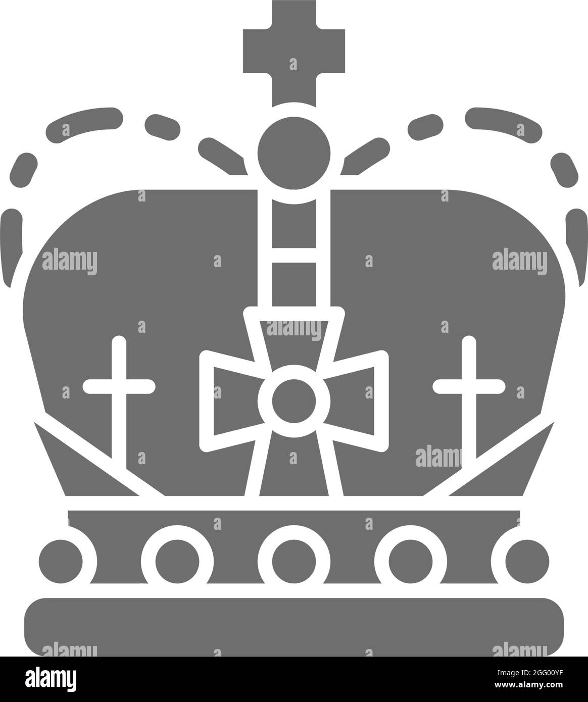 British monarchy crown Stock Vector Images - Alamy