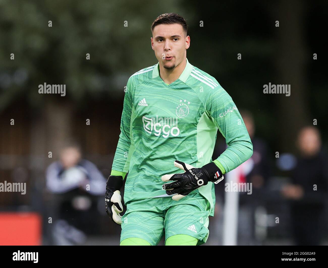 AMSTERDAM, NETHERLANDS - AUGUST 27: Goalkeeper Jay Gorter of Ajax U23 ...