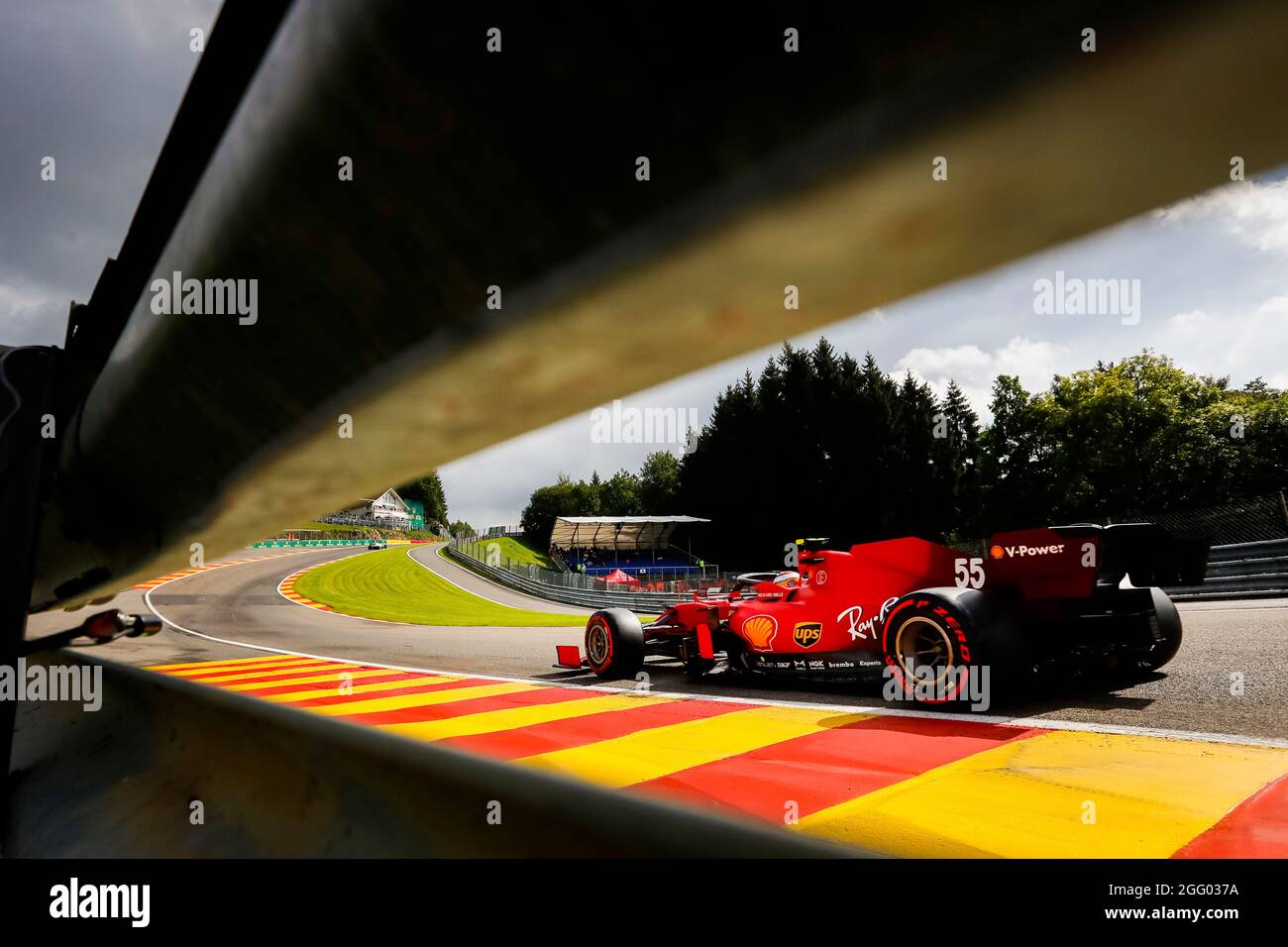 Spa-Francorchamps, Belgium. 27th Aug, 2021. # 55 Carlos Sainz (ESP ...