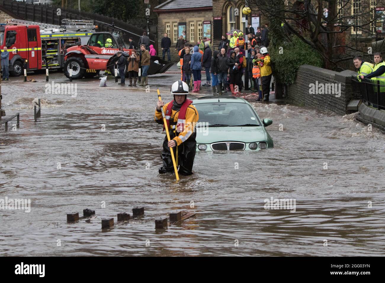 Firefighter flood floods climate change hi-res stock photography and ...