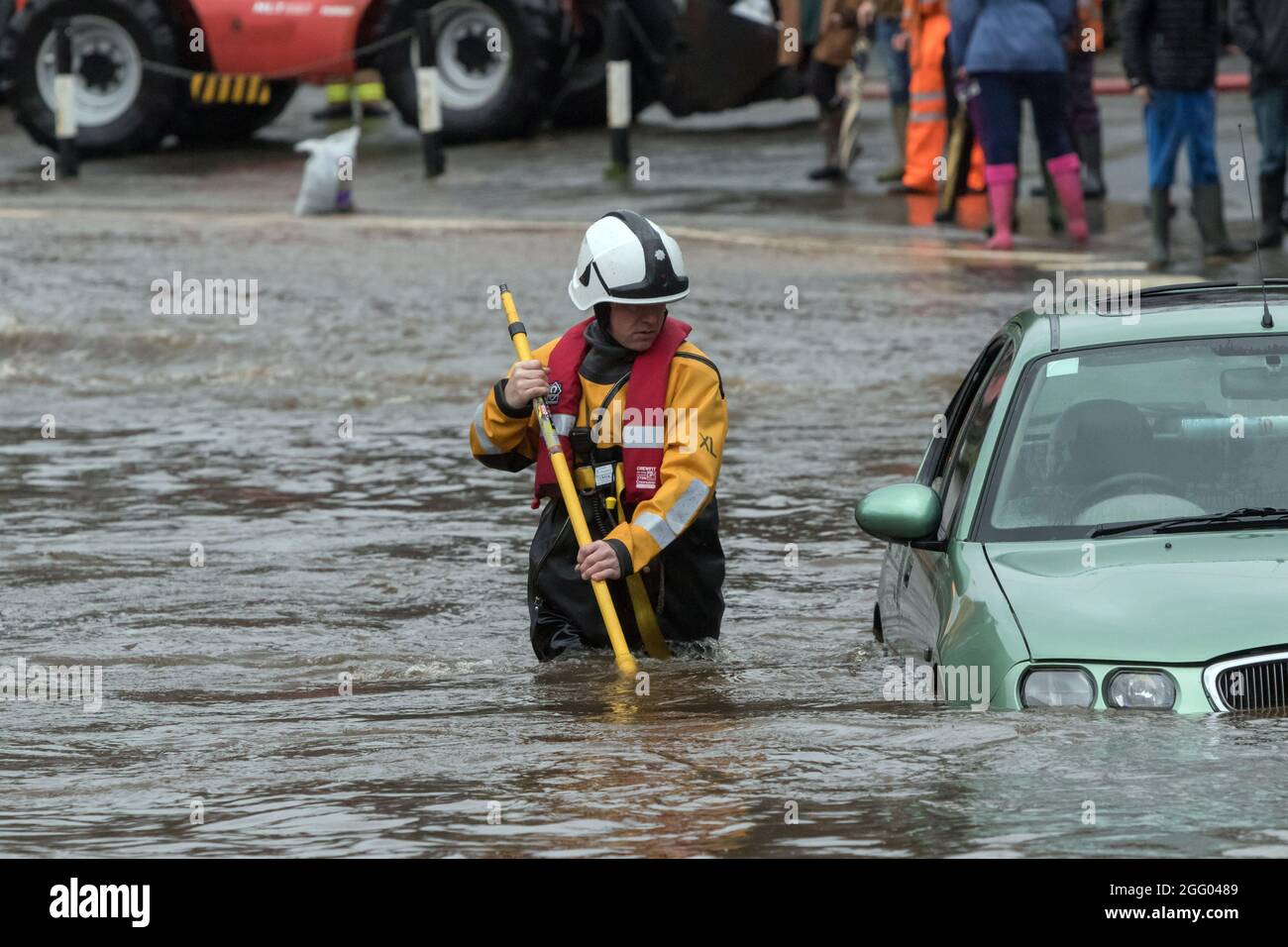 Firefighter flood floods climate change hi-res stock photography and ...