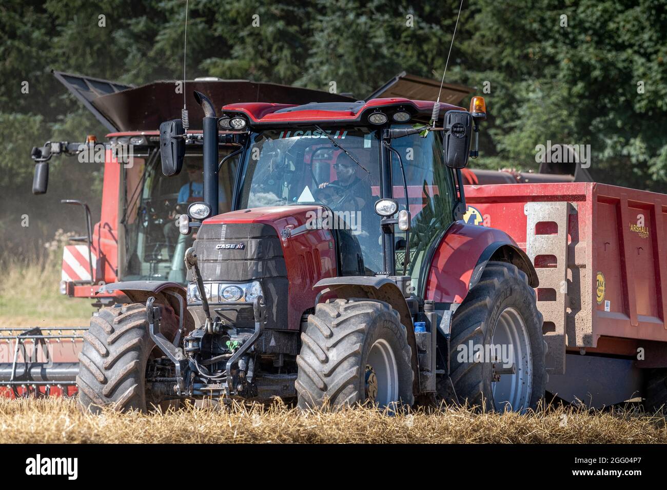 Case ih axial flow 9250 x flow combine harvester hi-res stock ...