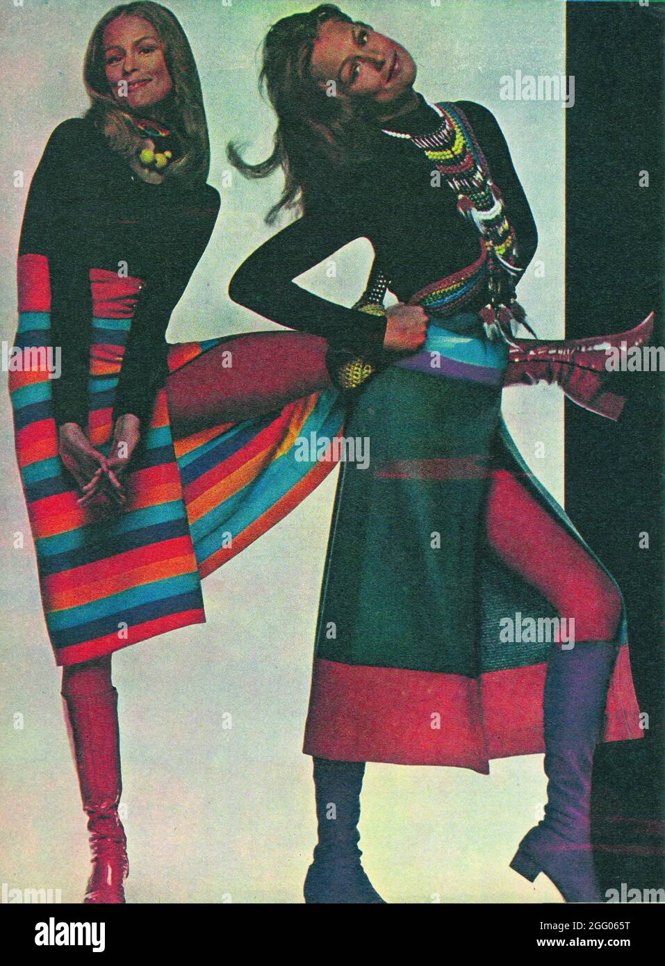 Vintage fashion photography retro photo collage clipping 1960s 1970s ...