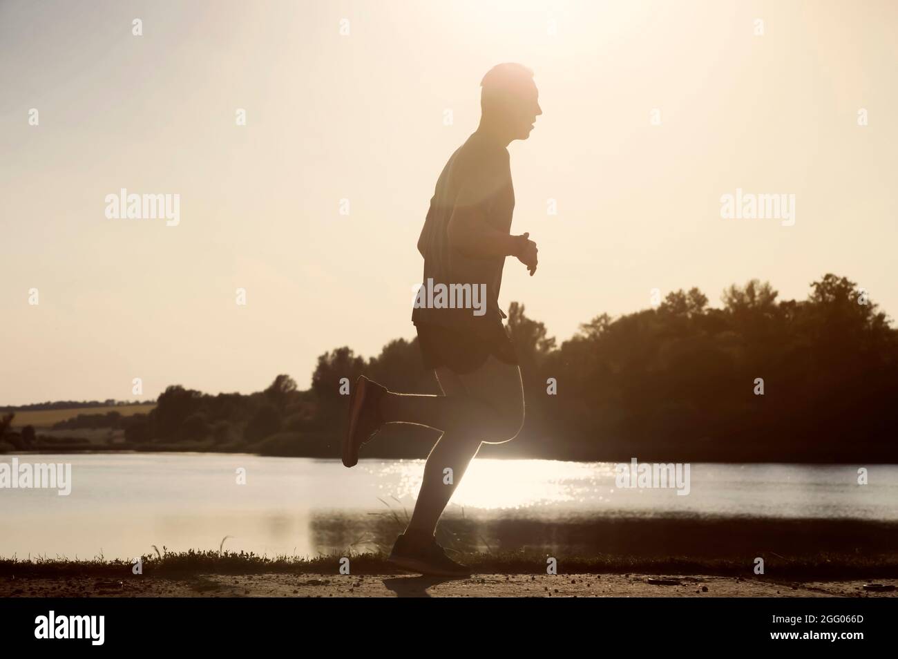 Man doing cardio hi-res stock photography and images - Alamy