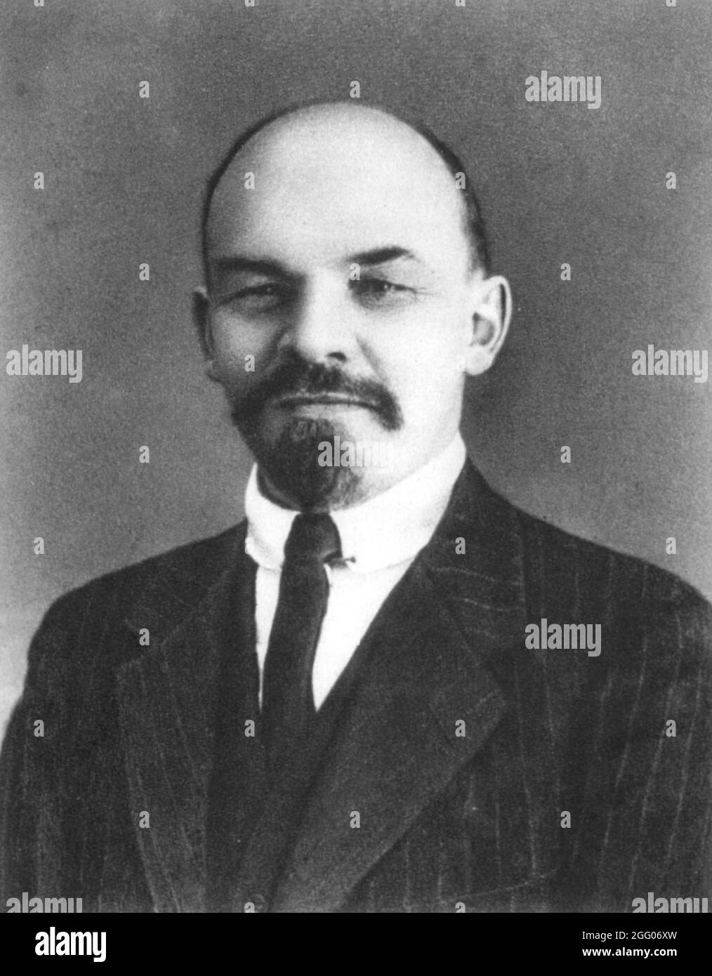 A portrait of Lenin taken when he was living in Switzerland Stock Photo ...