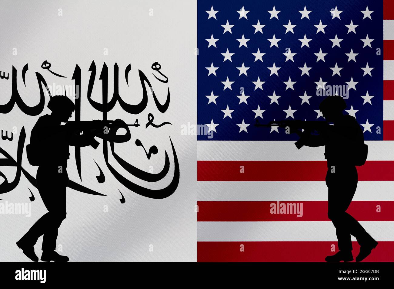 Taliban nato flag hi-res stock photography and images - Alamy