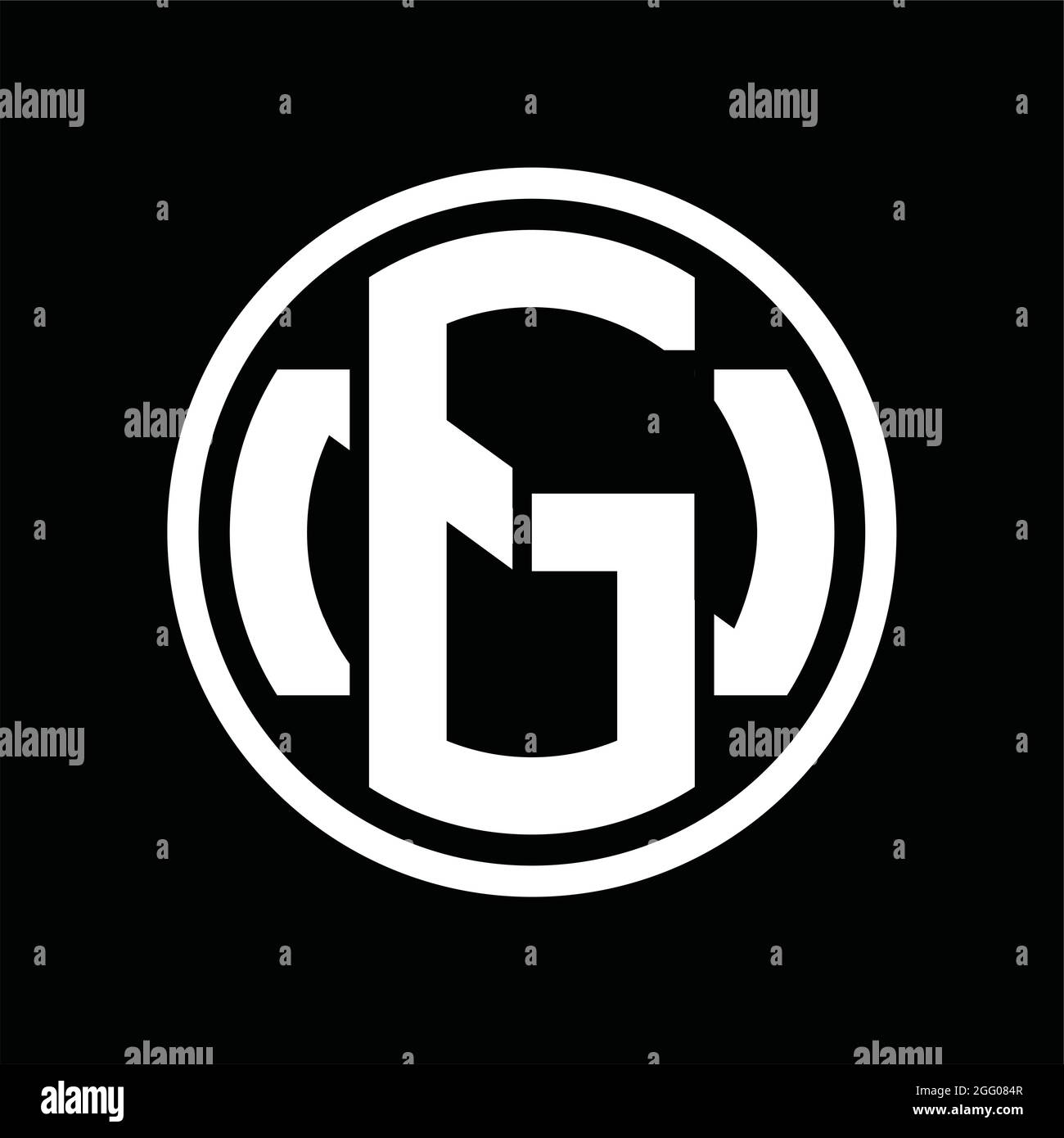 Gn monogram Stock Vector Images - Alamy