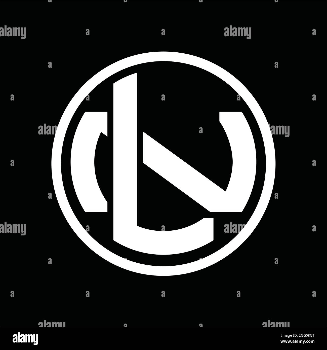 Ln logo Stock Vector Images - Alamy