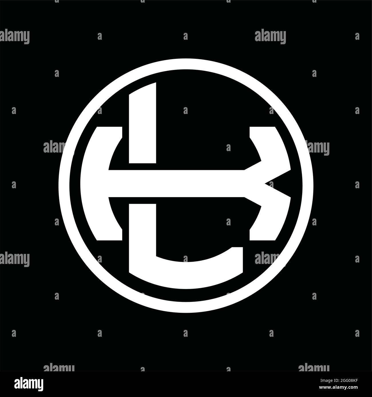 Lk minimal logo design hi-res stock photography and images - Alamy