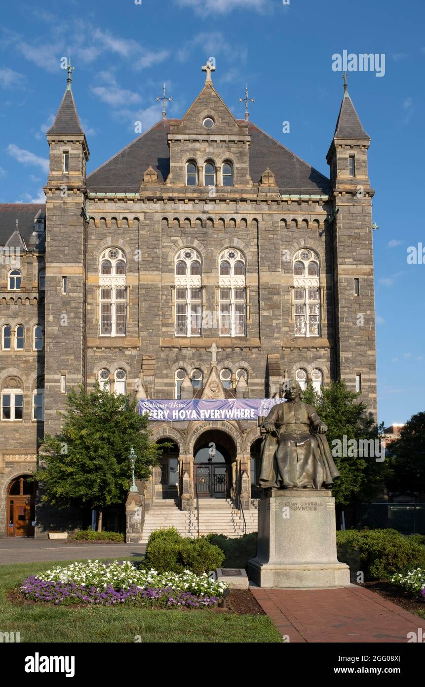 Georgetown University, Statue of John Carroll, Founder of the ...