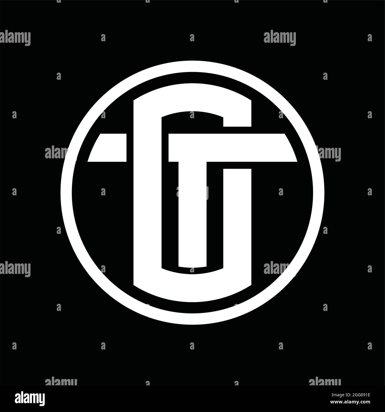 OT Logo monogram with overlapping style vintage design template Stock ...