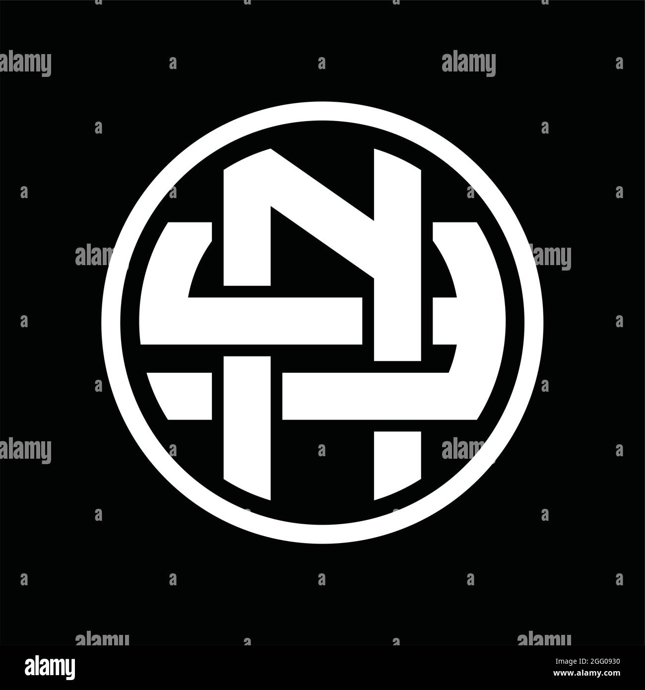 Ny logo design Stock Vector Images - Alamy