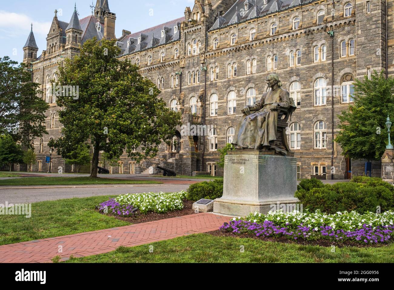 Georgetown University, Statue of John Carroll, Founder of the ...
