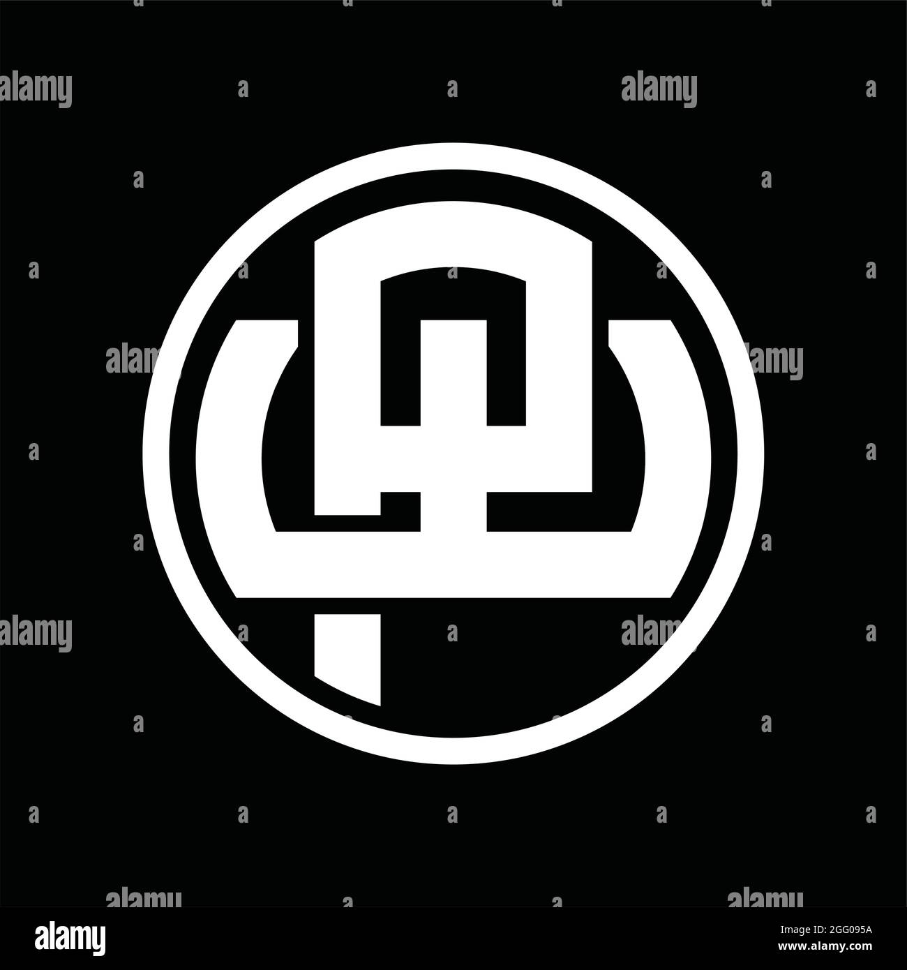 P w logo Stock Vector Images - Alamy