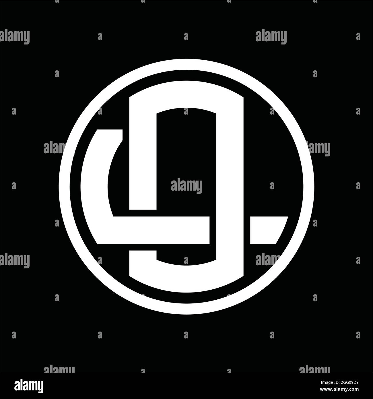 Letter ol logo Stock Vector Images - Alamy