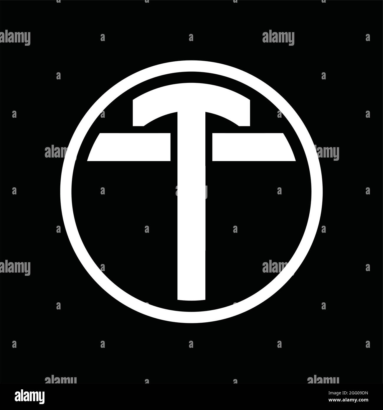 Monogram signature logo Stock Vector Images - Alamy