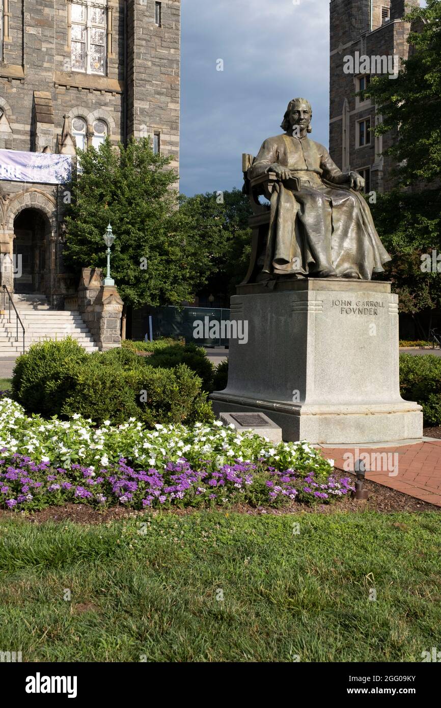 John carroll georgetown hi-res stock photography and images - Alamy