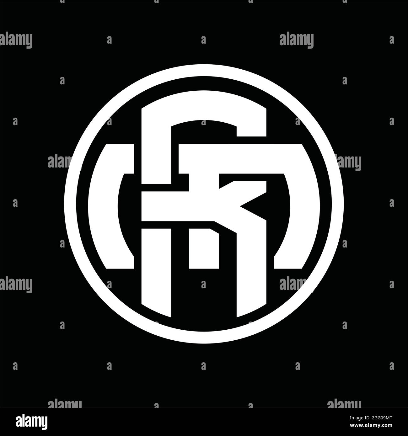 RM Logo monogram with overlapping style vintage design template Stock ...