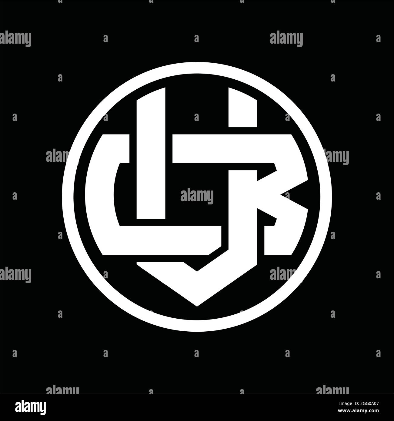 VB Logo monogram with overlapping style vintage design template Stock ...