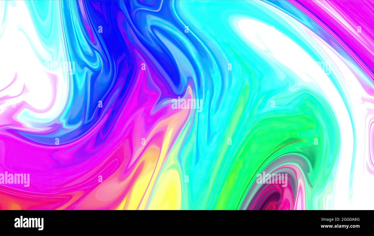 Colorful paint mix with gradient vivid colors Stock Photo - Alamy