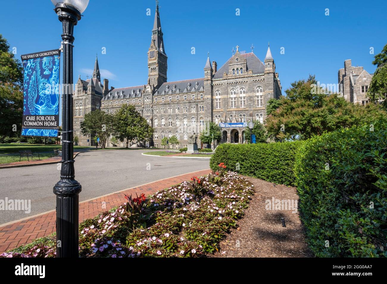 Georgetown University, Washington, DC., USA. Healy Hall Stock Photo - Alamy