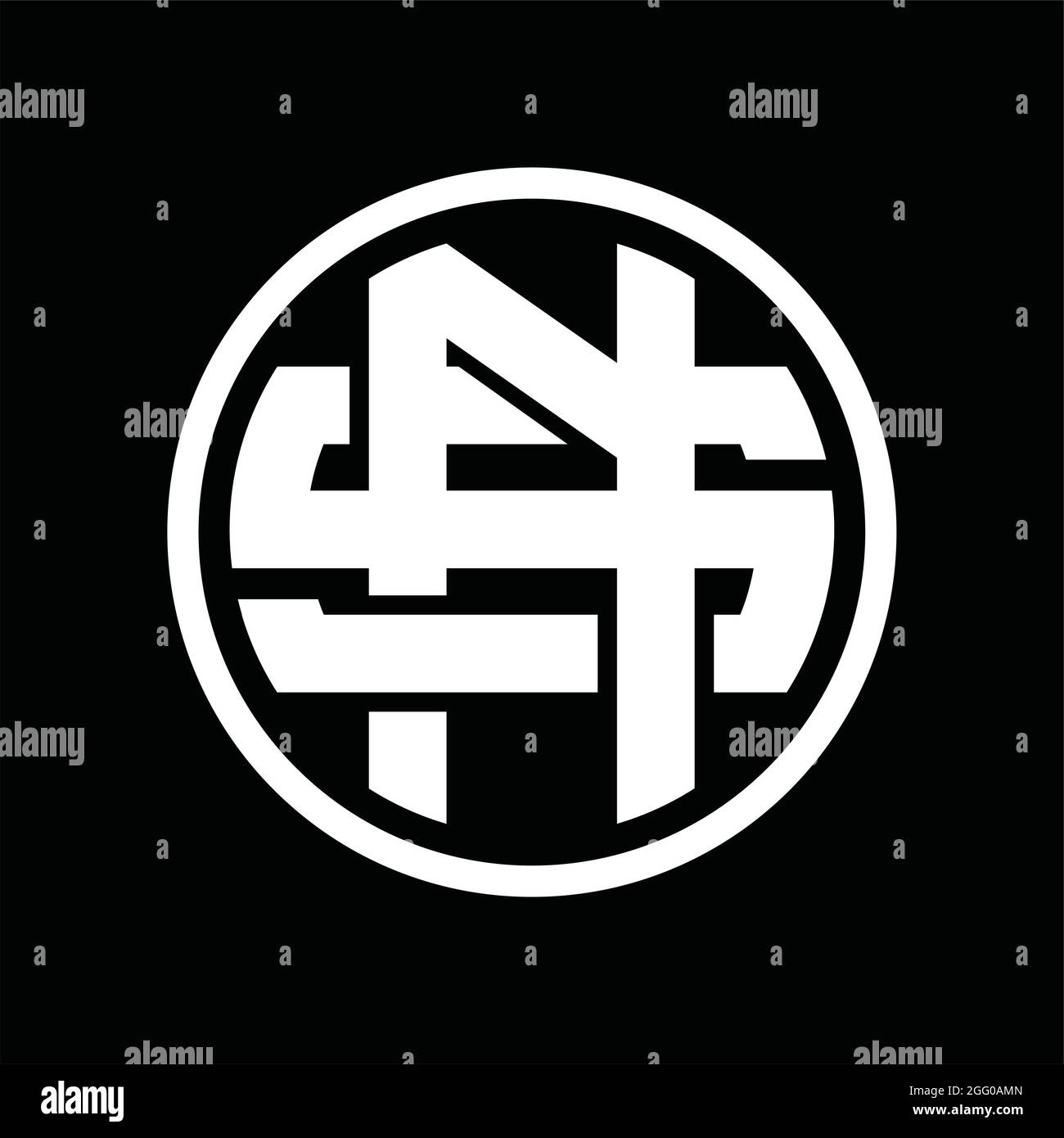 Ns logo Stock Vector Images - Alamy