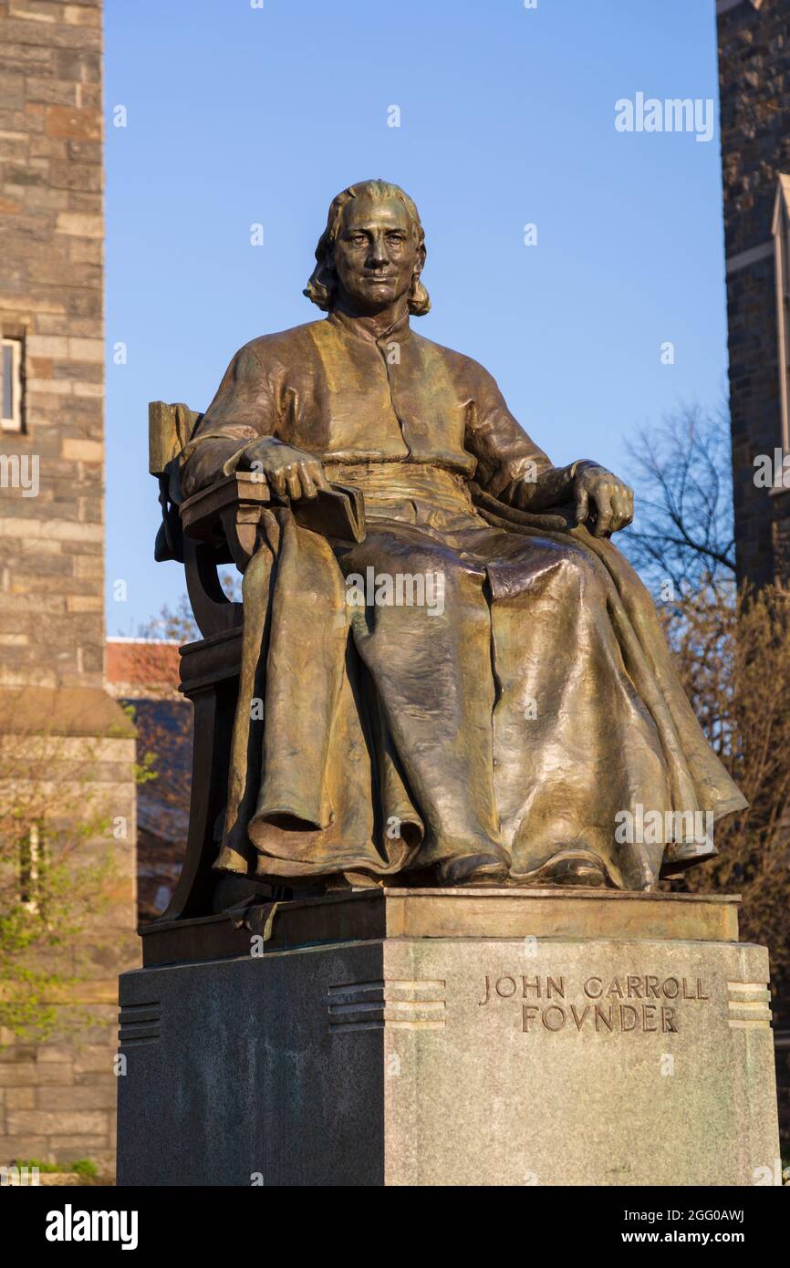 John carroll georgetown hi-res stock photography and images - Alamy