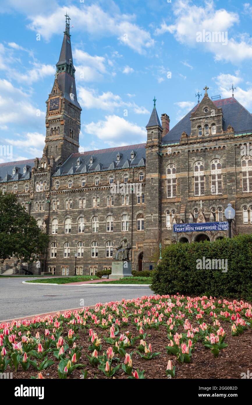 Georgetown University, Healy Hall, Washington DC, USA Stock Photo - Alamy