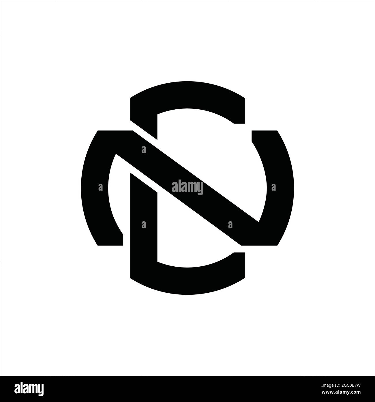 CN Logo monogram with overlapping style vintage design template Stock Vector Image & Art - Alamy