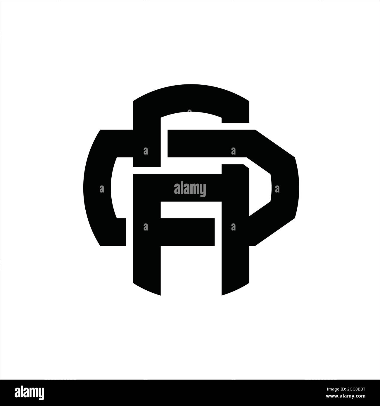 AD Logo monogram with overlapping style vintage design template Stock ...