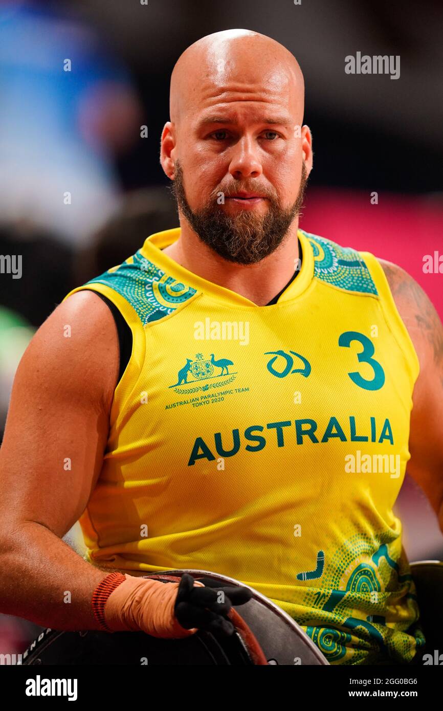Tokyo, Japan. 27th Aug, 2021. Ryley BATT (AUS) Wheelchair Rugby ...