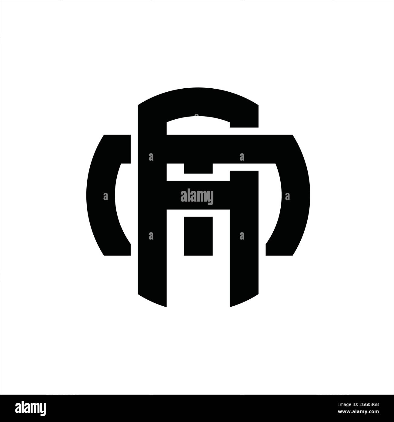 Am minimal logo design hi-res stock photography and images - Alamy