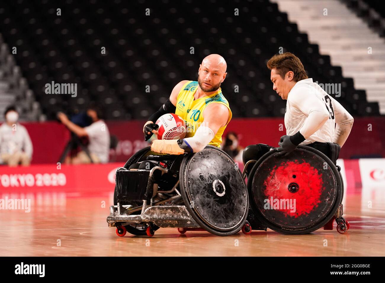Tokyo, Japan. 27th Aug, 2021. Chris BOND (AUS) Wheelchair Rugby ...