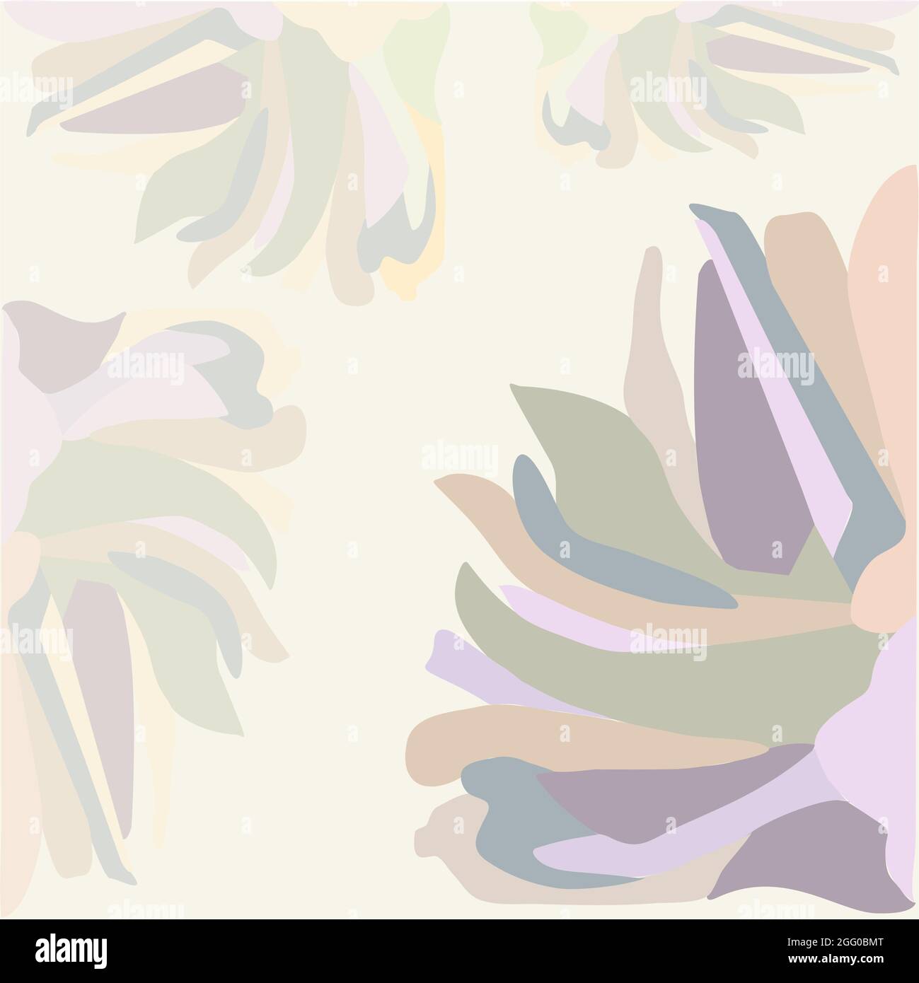 Abstract botanical painting Stock Vector Images - Alamy