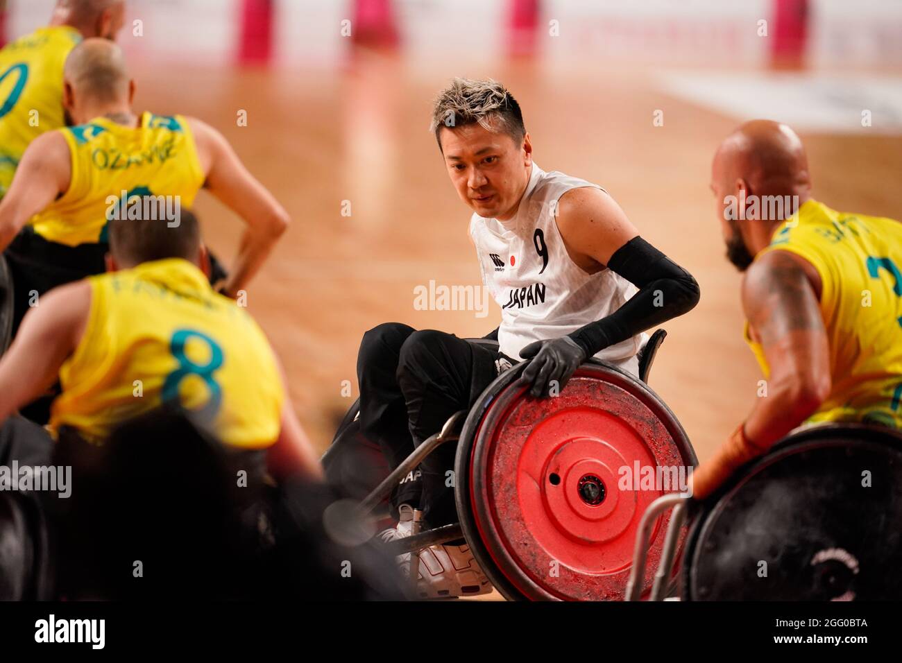 Tokyo, Japan. 27th Aug, 2021. Tomoaki Imai (JPN) Wheelchair Rugby ...