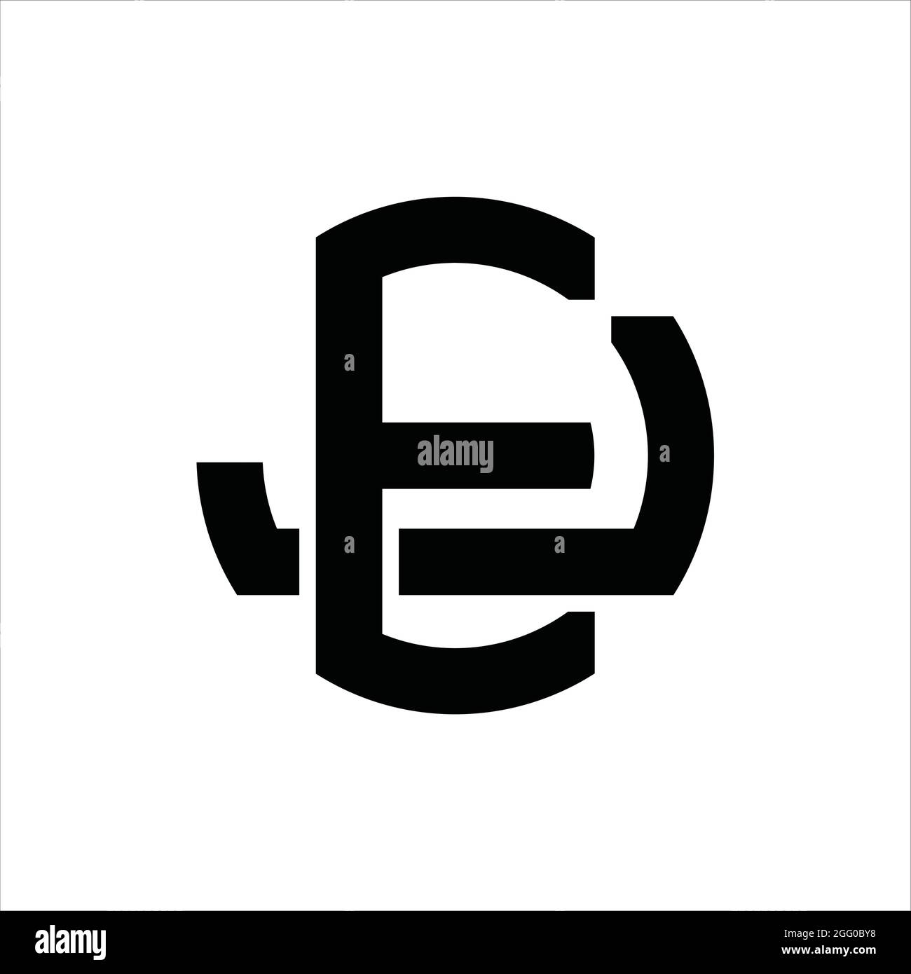 Je minimal logo design hi-res stock photography and images - Alamy