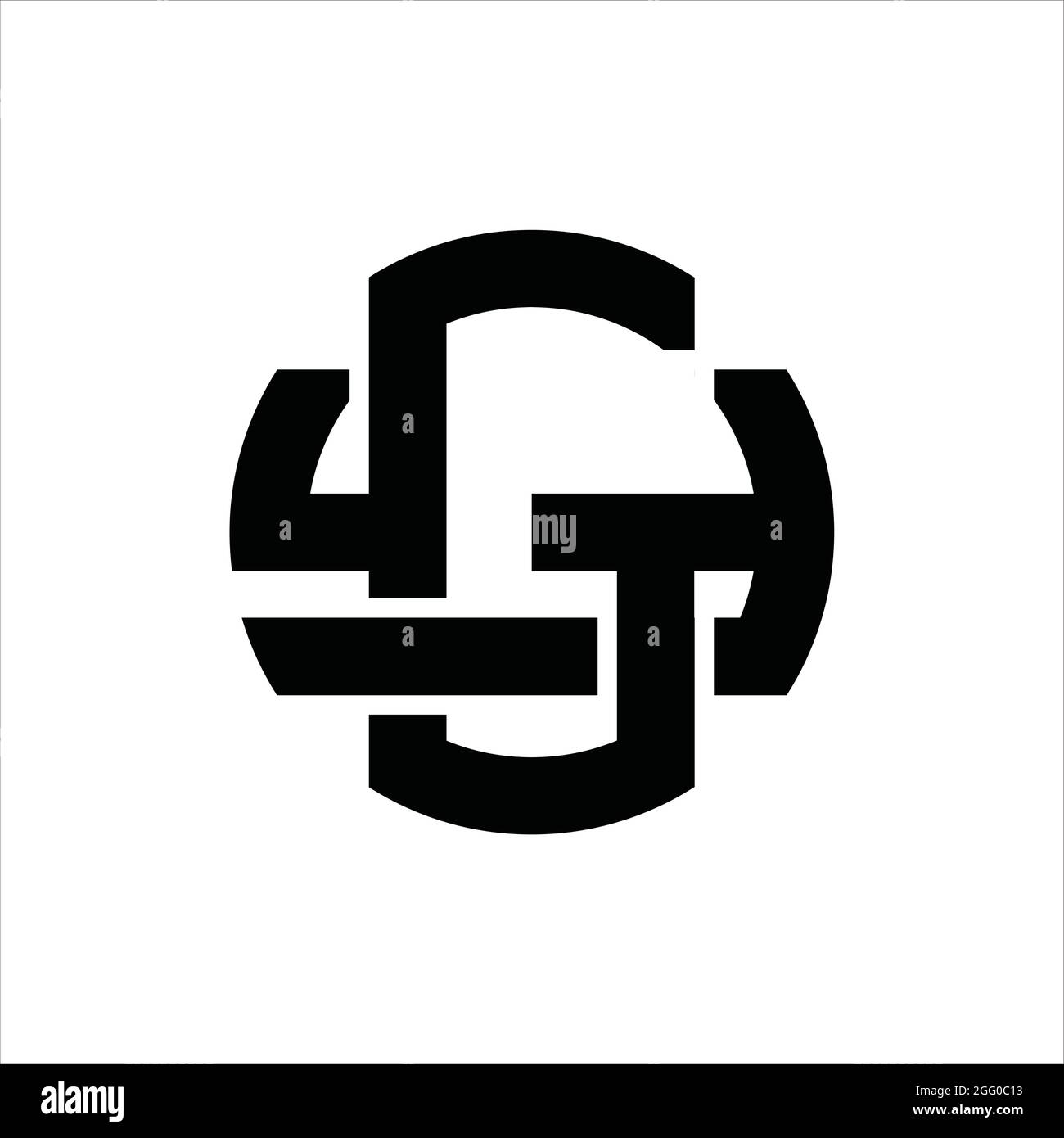 GY Logo monogram with overlapping style vintage design template Stock ...
