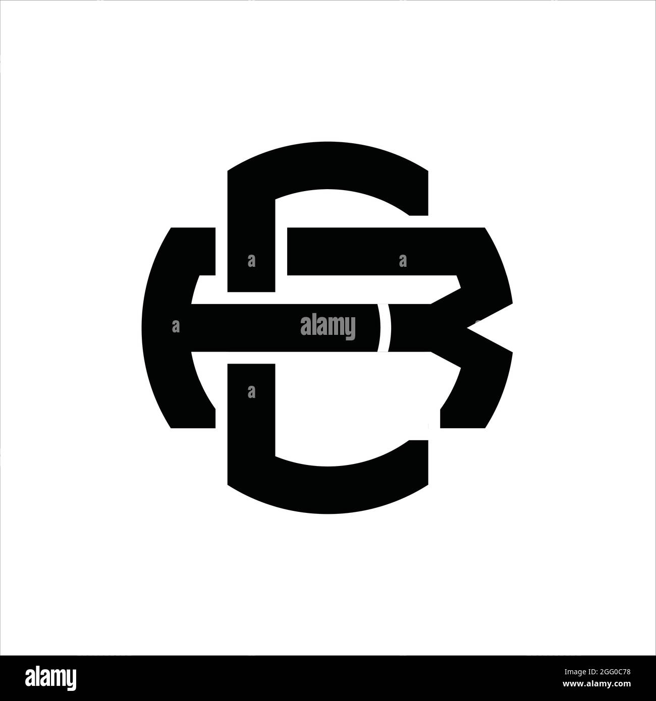 ER Logo monogram with overlapping style vintage design template Stock ...