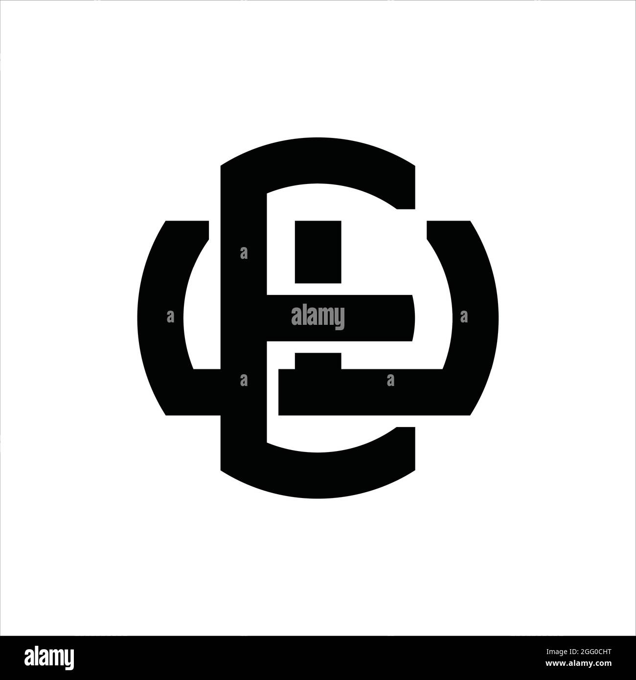 EW Logo monogram with overlapping style vintage design template Stock ...