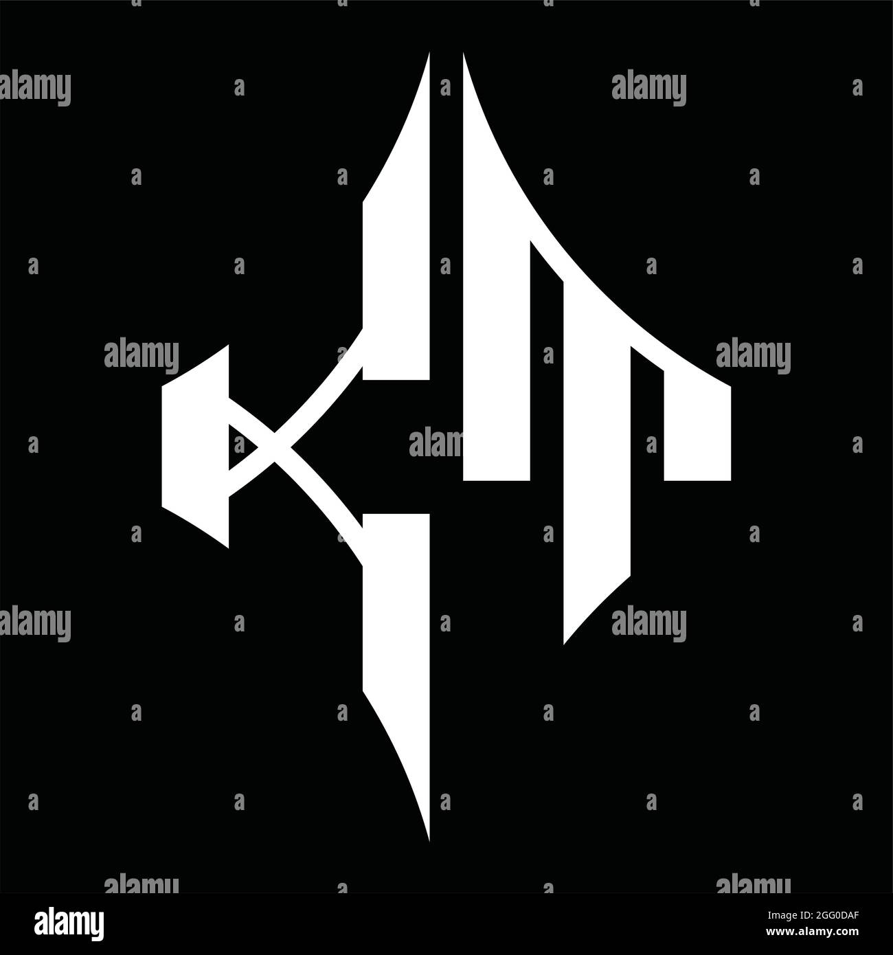 Kt shape Stock Vector Images - Alamy