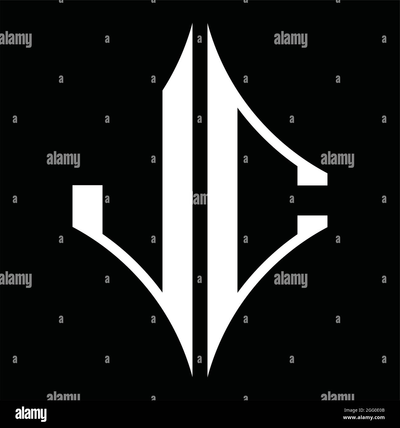 LC Logo monogram with overlapping style vintage design template Stock ...