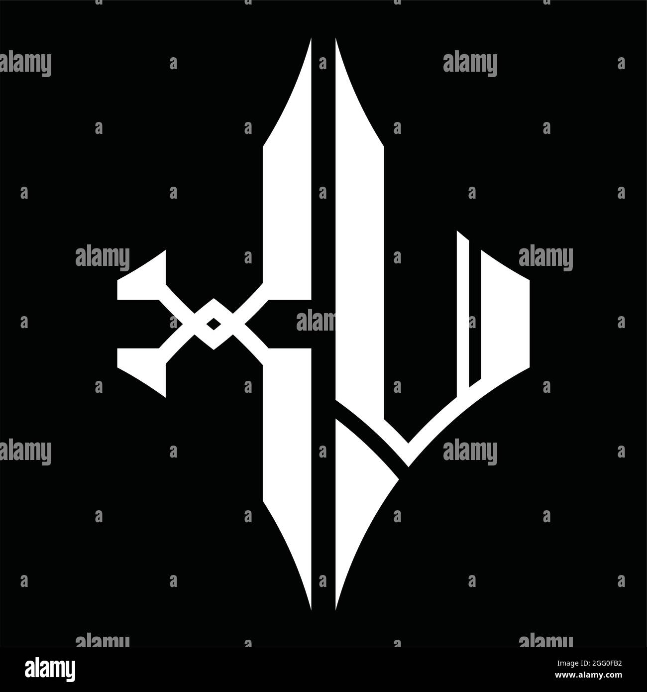 Xv template Stock Vector Images - Alamy