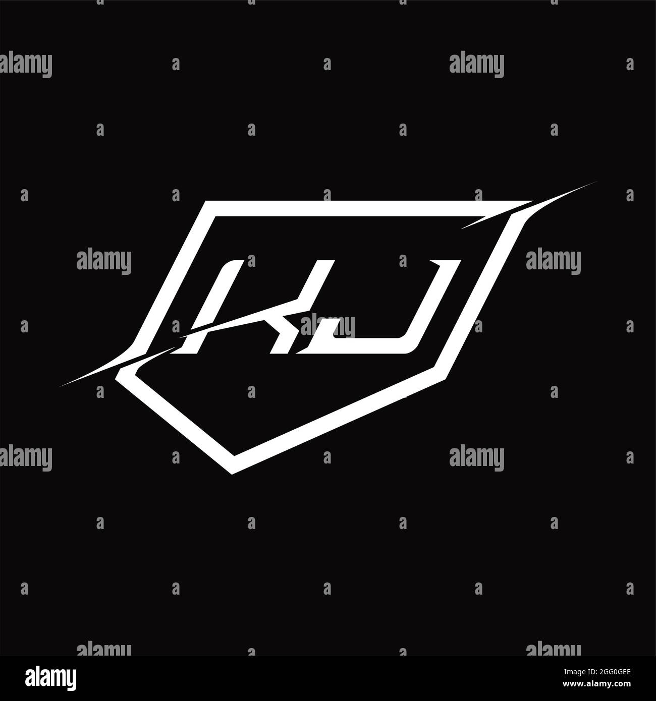 Kj letter logo Stock Vector Images - Alamy
