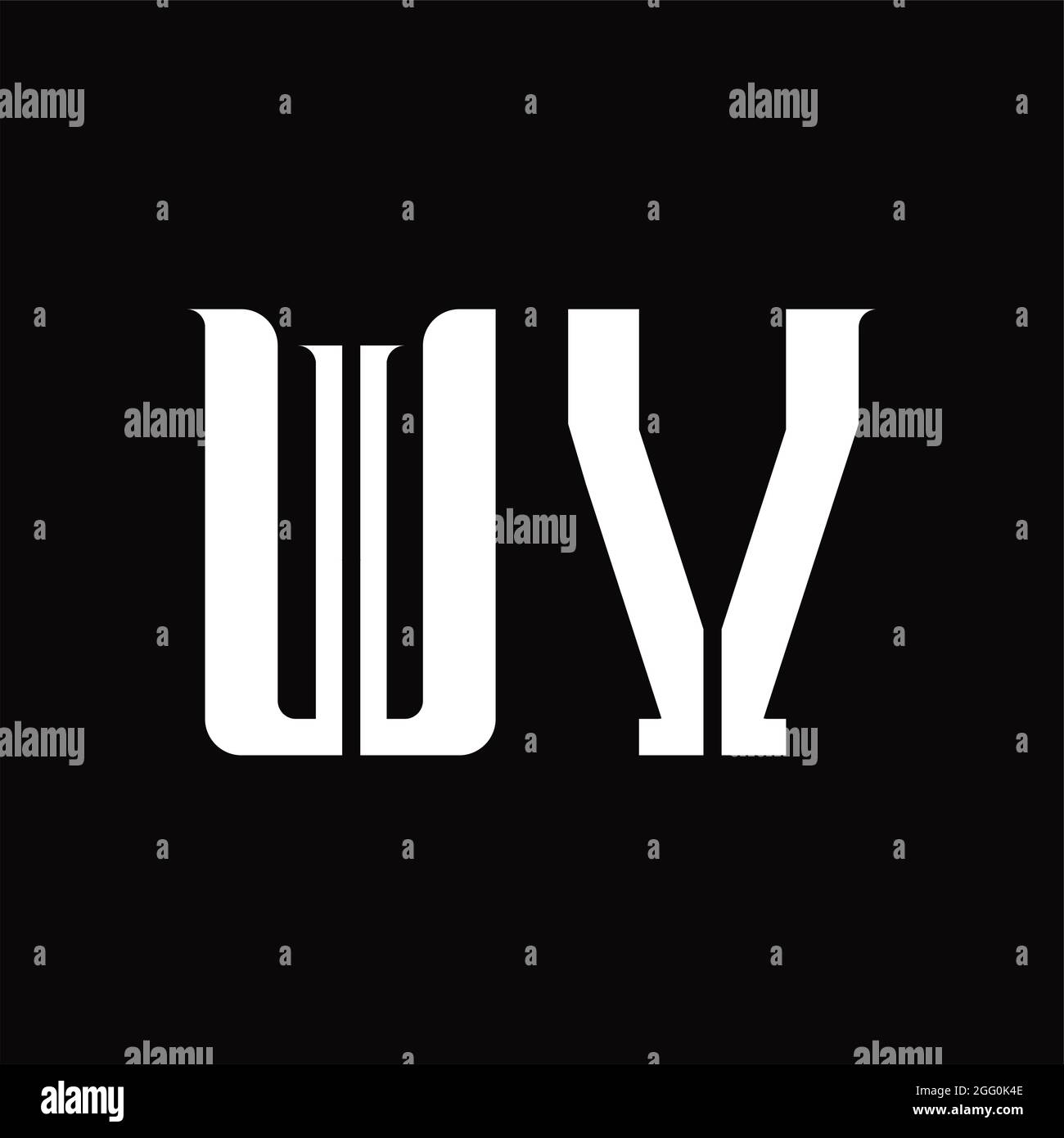 Wv minimal logo hi-res stock photography and images - Alamy