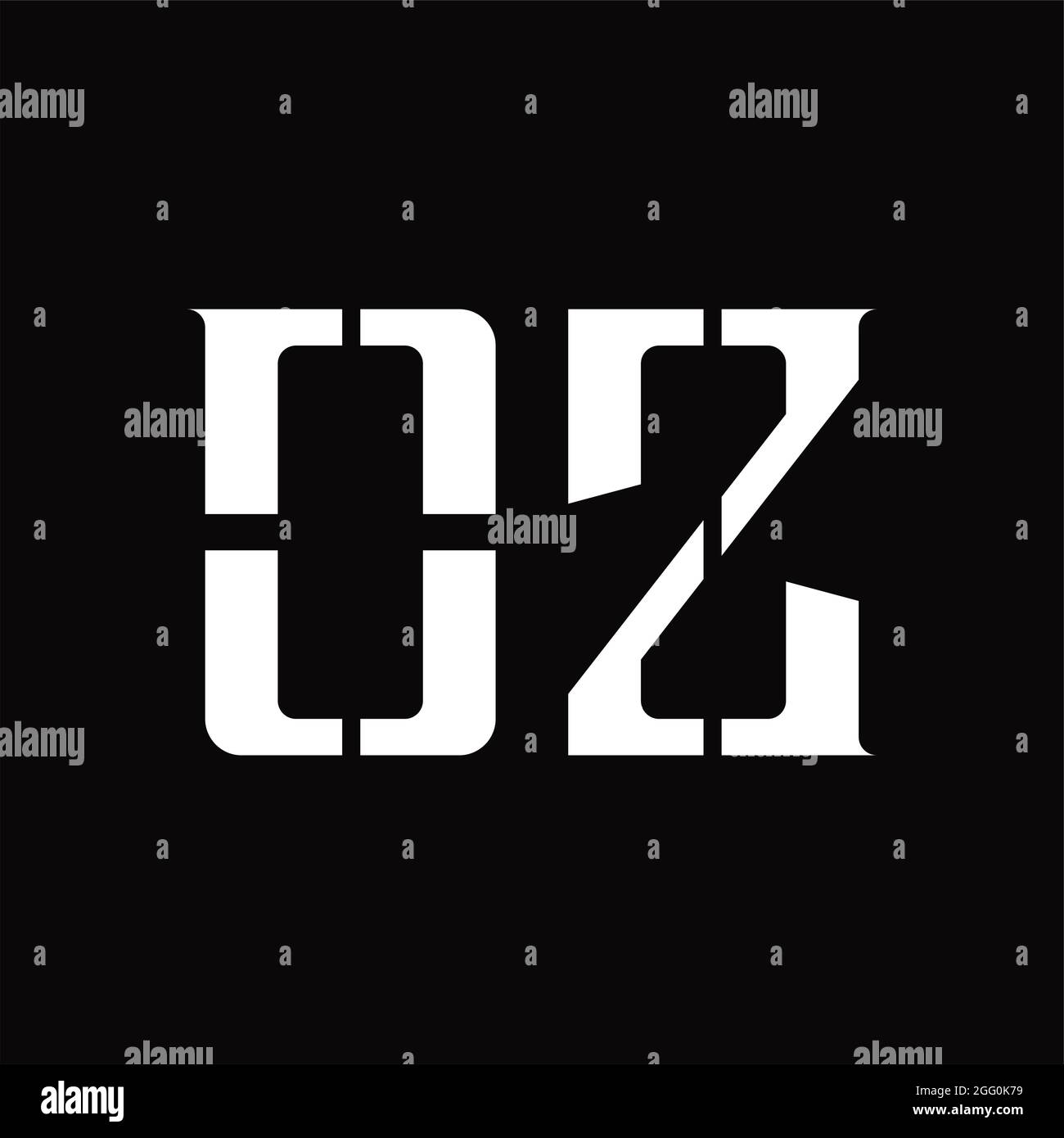 Oz minimal logo hi-res stock photography and images - Alamy